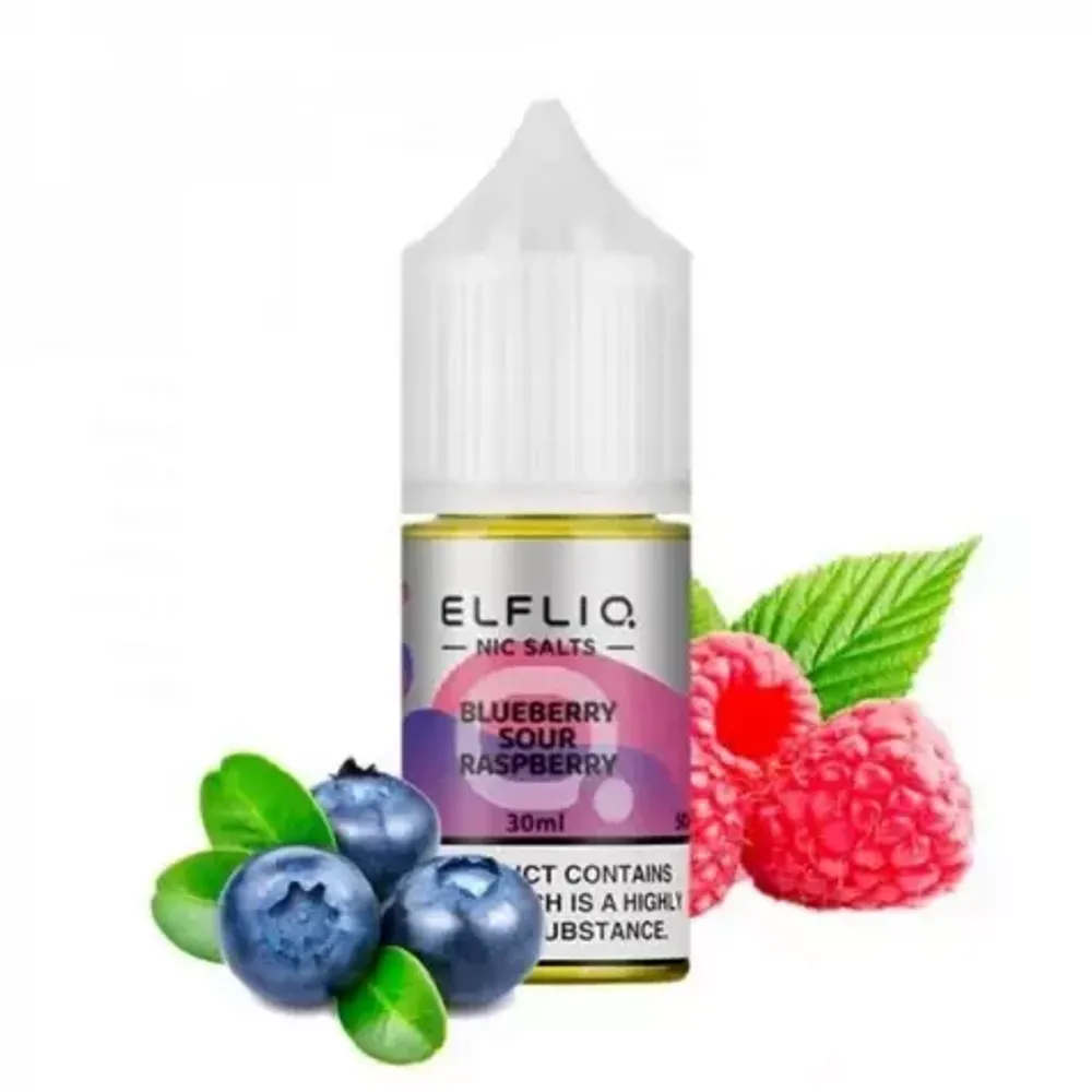 Оригинальный ELFLIQ - Blueberry Sour Raspberry (5% nic, 30ml) в ...